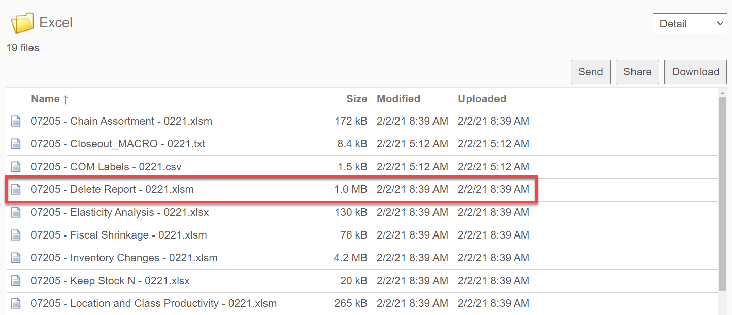 Delete Report – Mango Report
